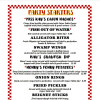 Restaurant Menu | The Cajun Table